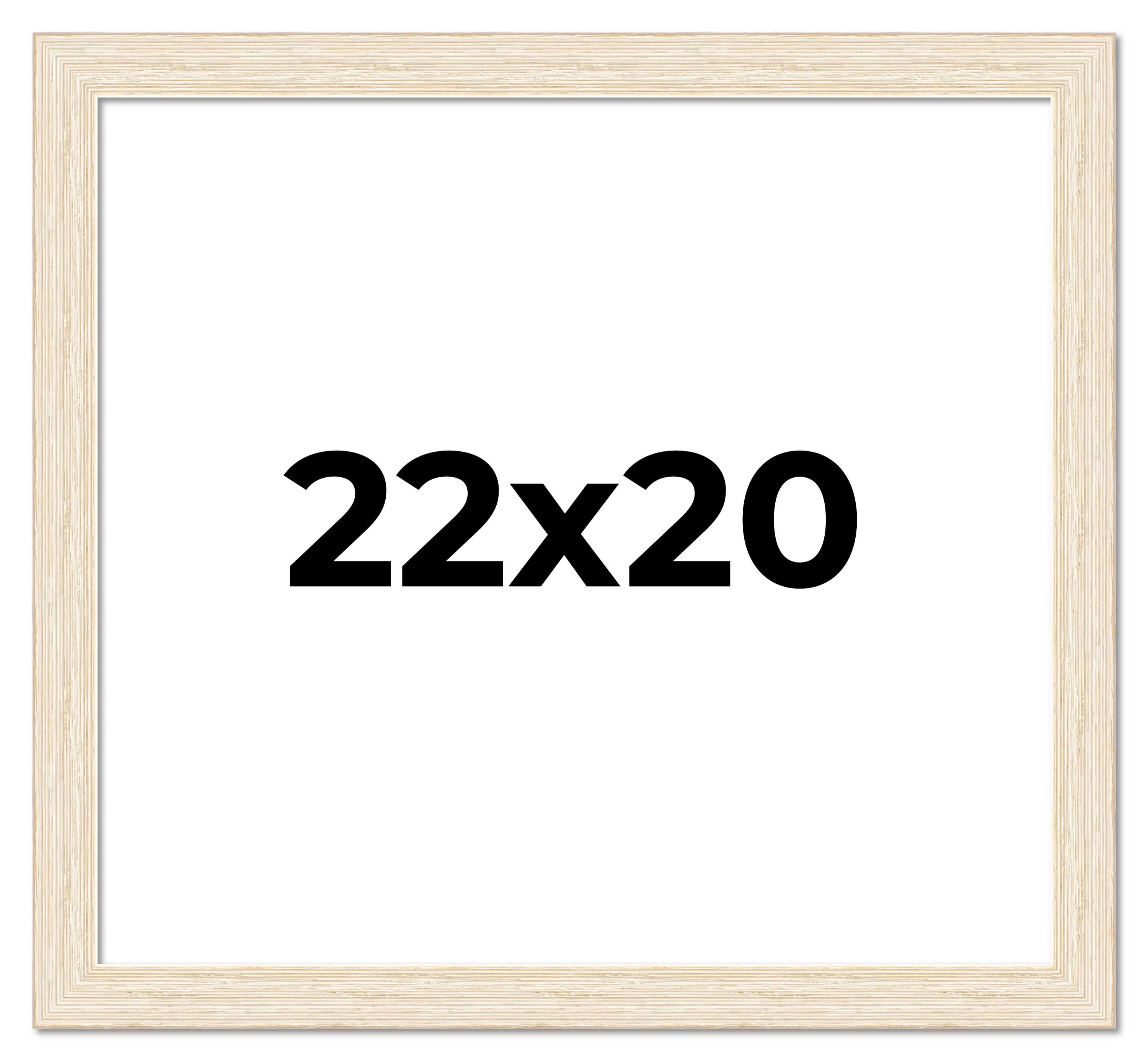 22x20 Frame White Real Wood Picture Frame Width 1.5 inches | Interior ...