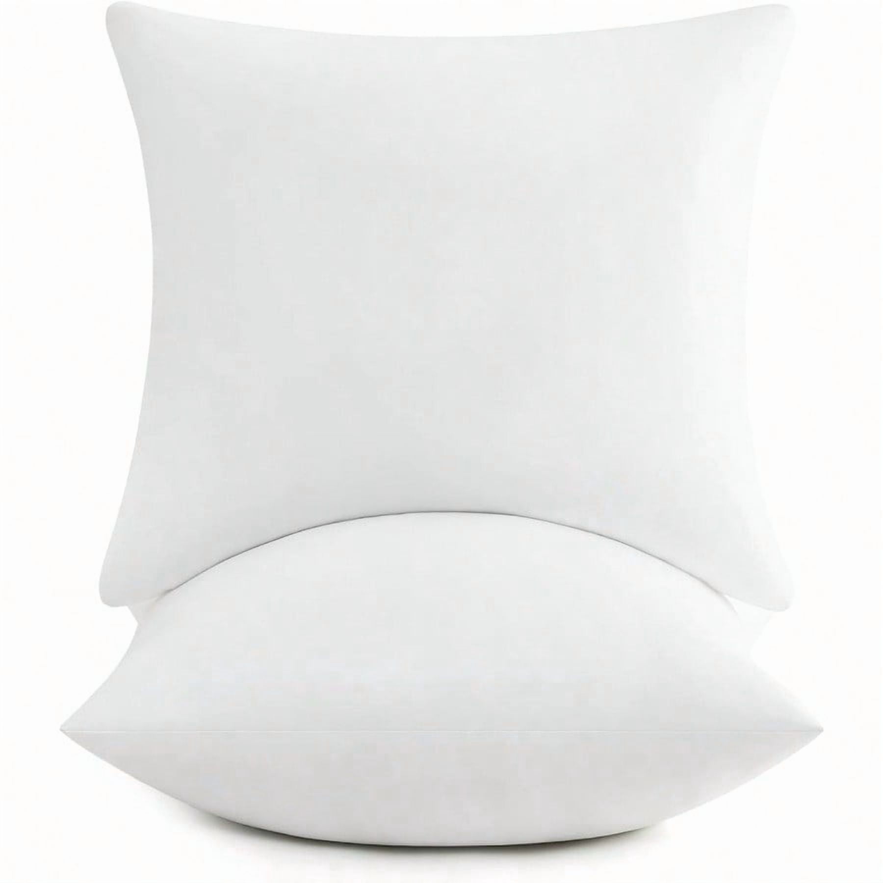 22x22 Pillow Inserts 2 Pack Down Alternative Square Form Sham Stuffer ...