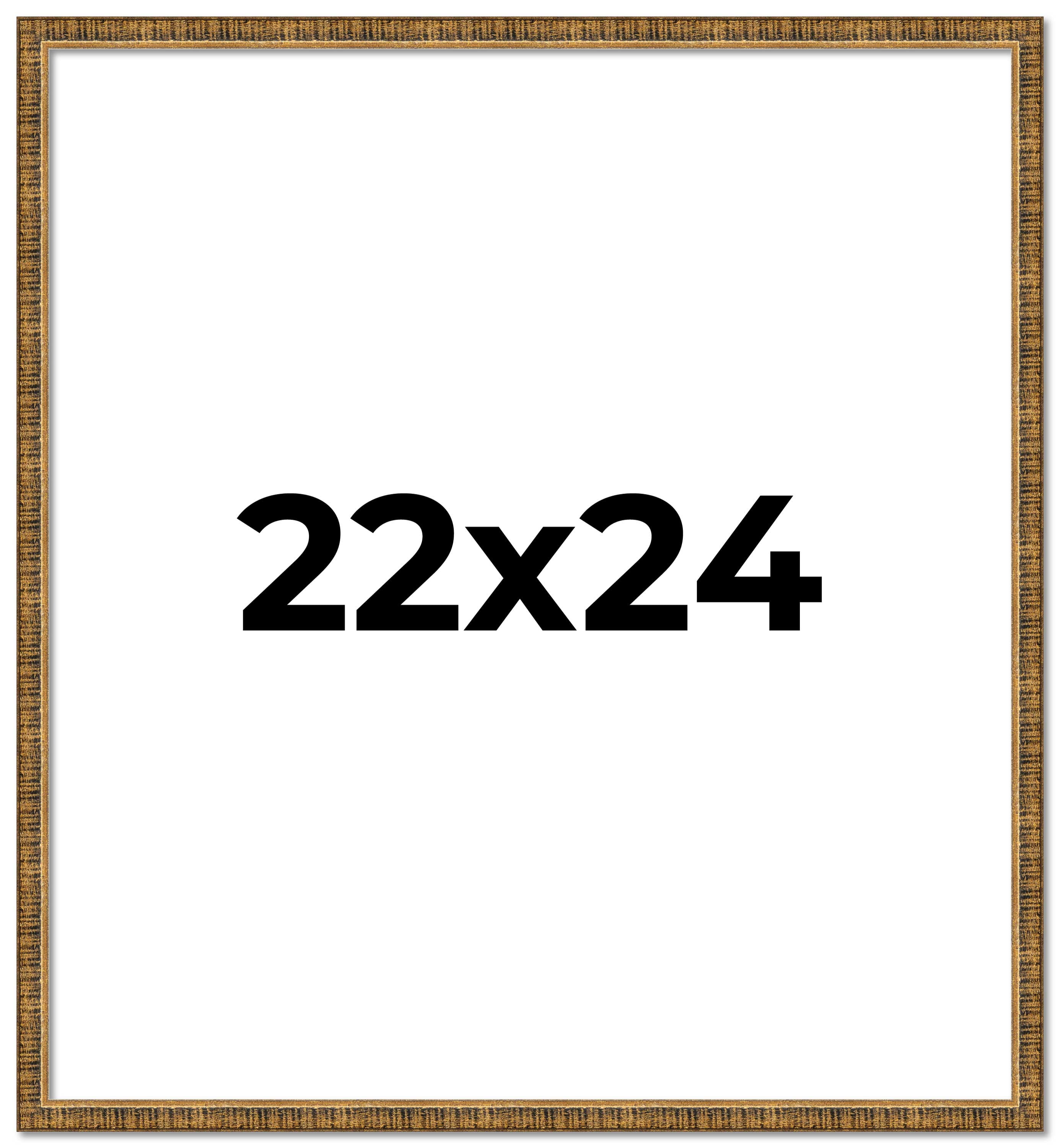 22x24 Frame Gold Picture Frame - Complete Modern Photo Frame Includes ...