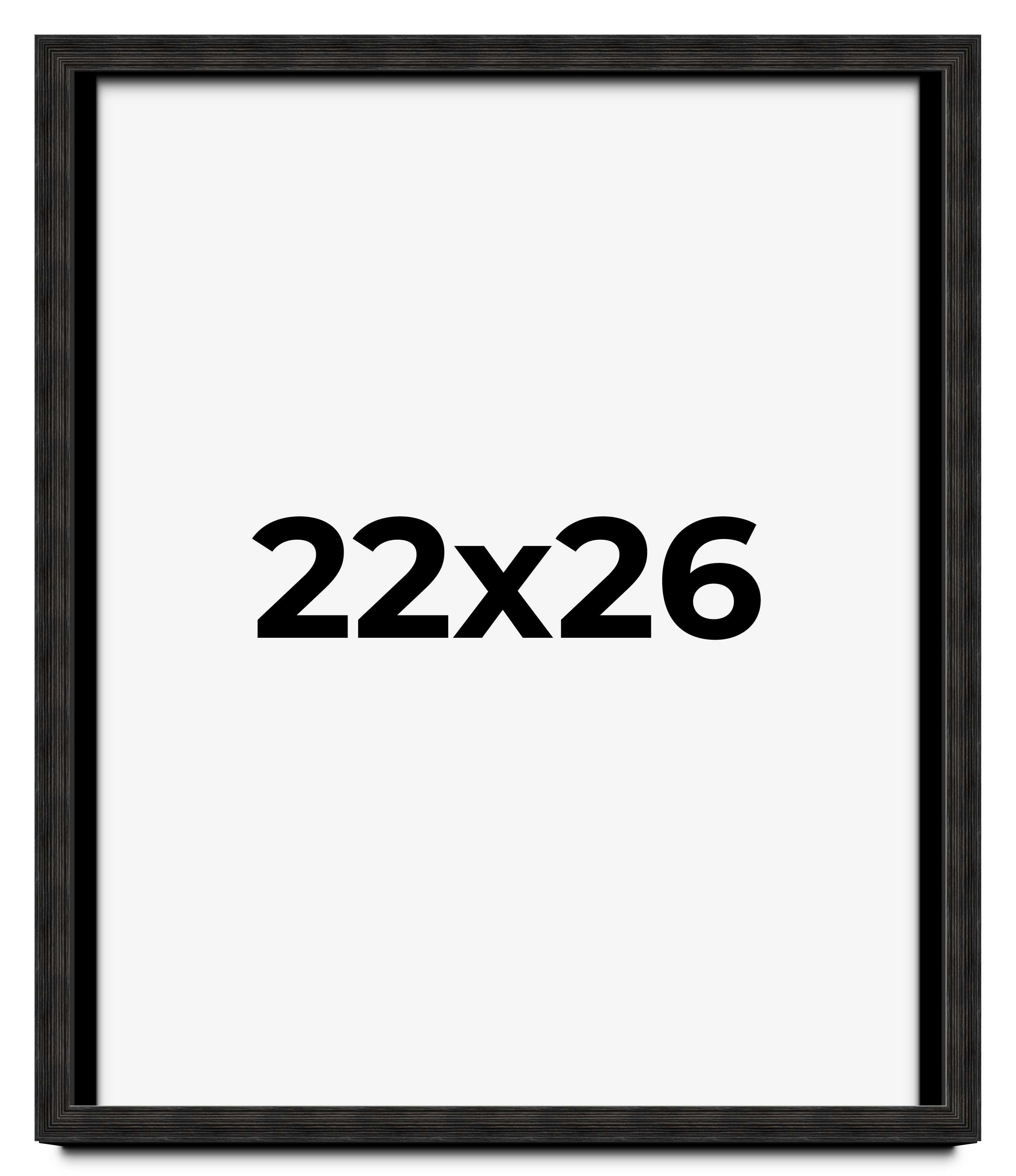 22x26 Shadow Box Black Rustic Barnwood Display Frame | 1.125 Inch Deep ...