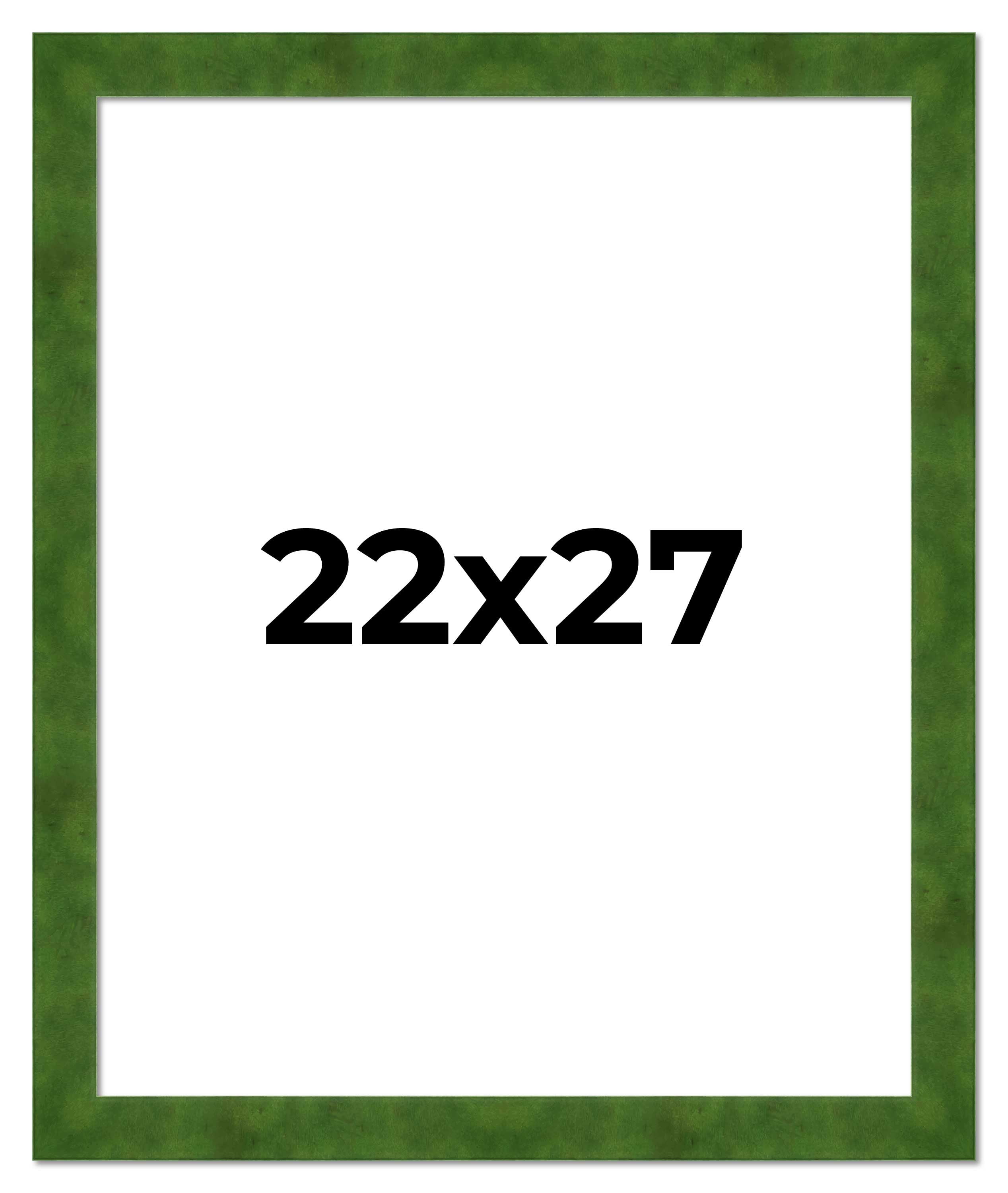 22x27 Frame Green Burl Solid Wood Picture Frame | 1.75 Inches Moulding ...