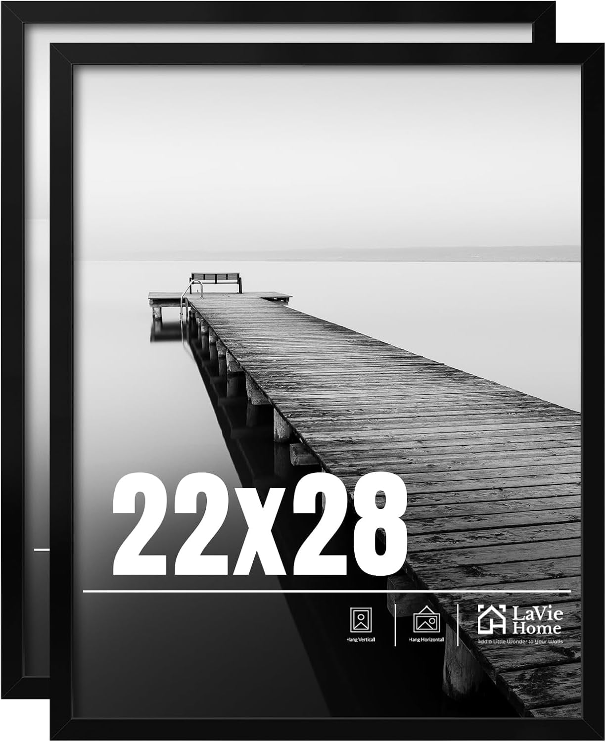 22x28 Picture Frame 2 pack, Display Pictures 22 x 28 Poster Frame ...