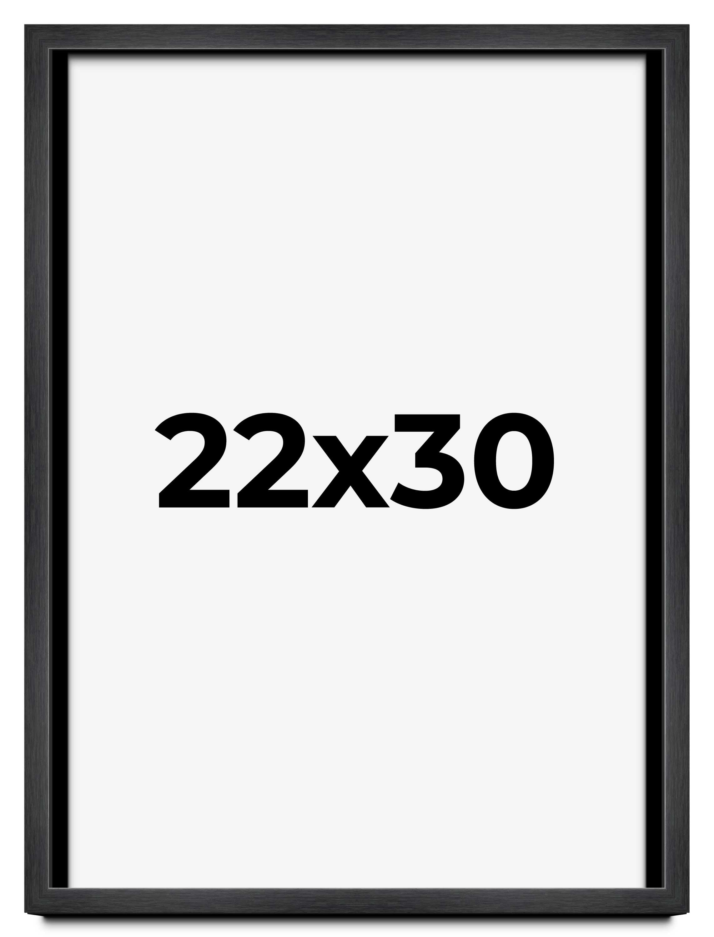 22x30 Shadow Box Frame Grey Charcoal Black | 0.875 Inches Deep | Solid ...