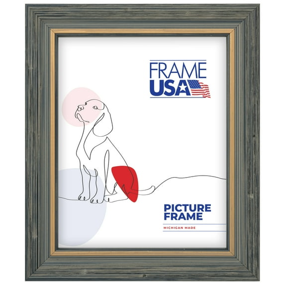 22x32 Picture Frame Gray Distressed Series Style 72817-005 , 1.5 Inch ...