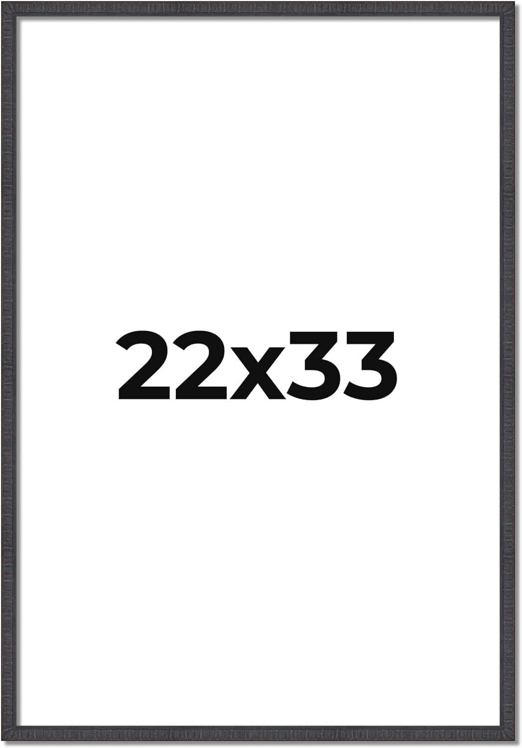 22x33 Frame Brown Solid Wood Picture Frame - Complete Modern Photo ...