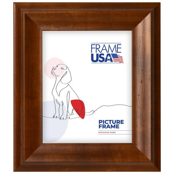 22x34 Picture Frame – Brown Verona Wide Style 204069, 2.5 Inch MDF ...