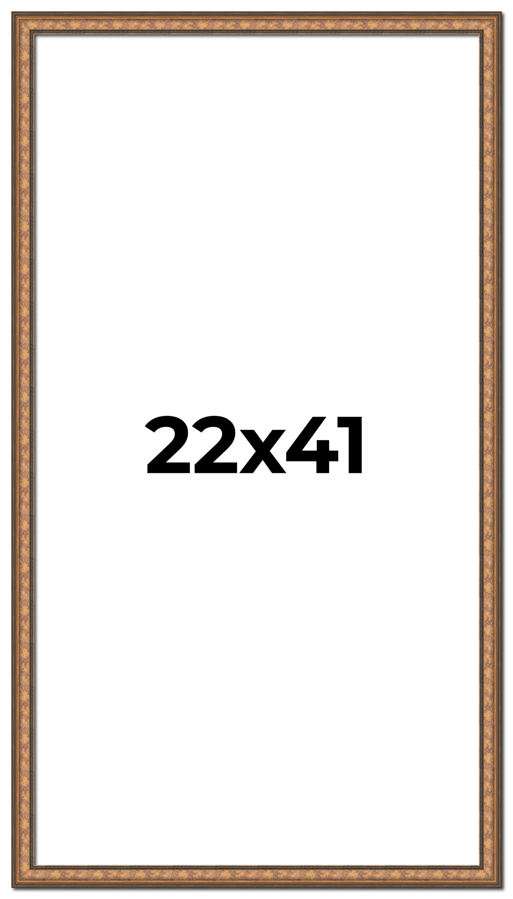 22x41 Frame Gold Real Wood Picture Frame Width 1.25 inches | Interior ...