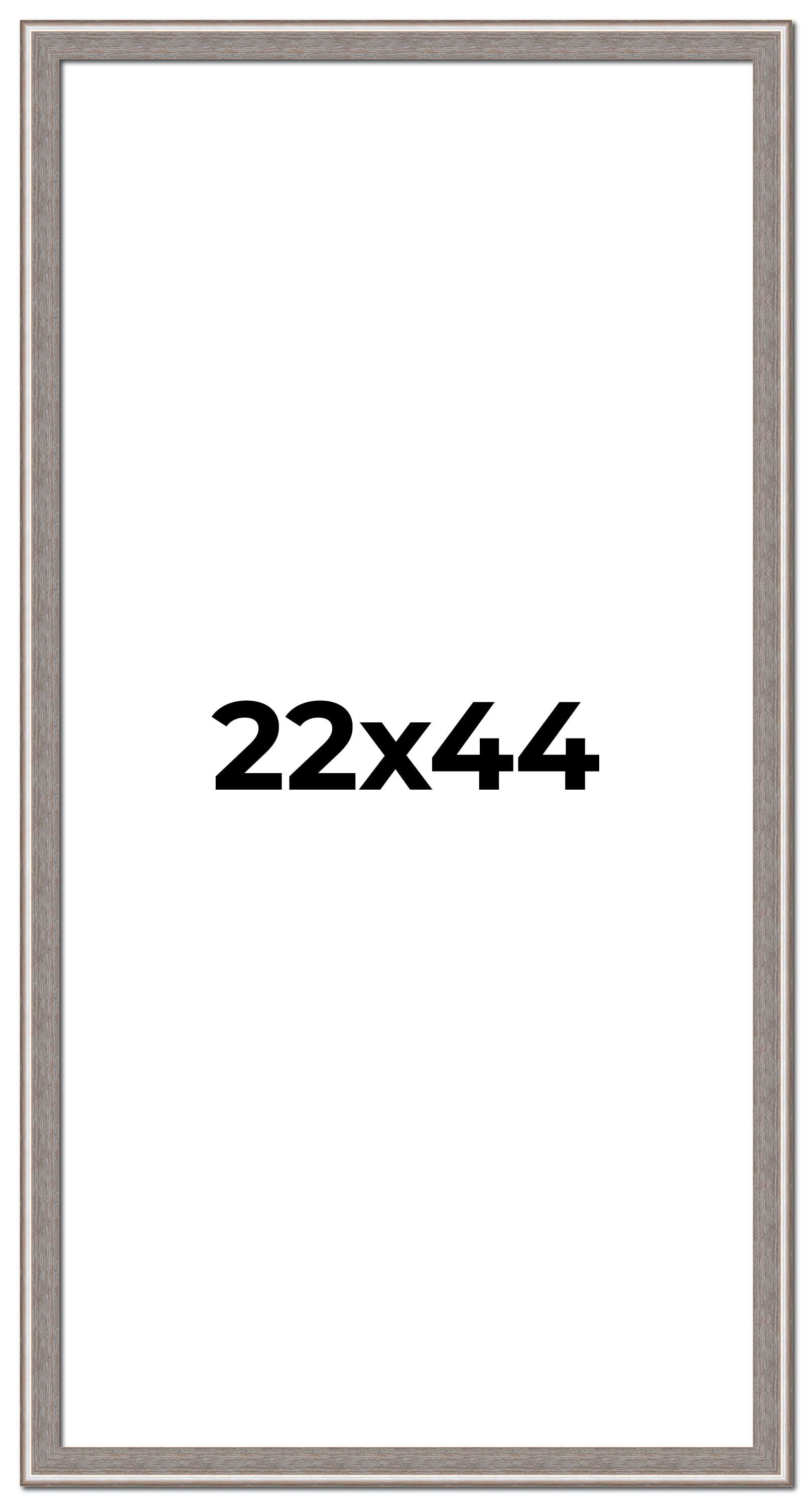 22x44 Frame Grey Real Wood Picture Frame Width 1.25 inches | Interior ...