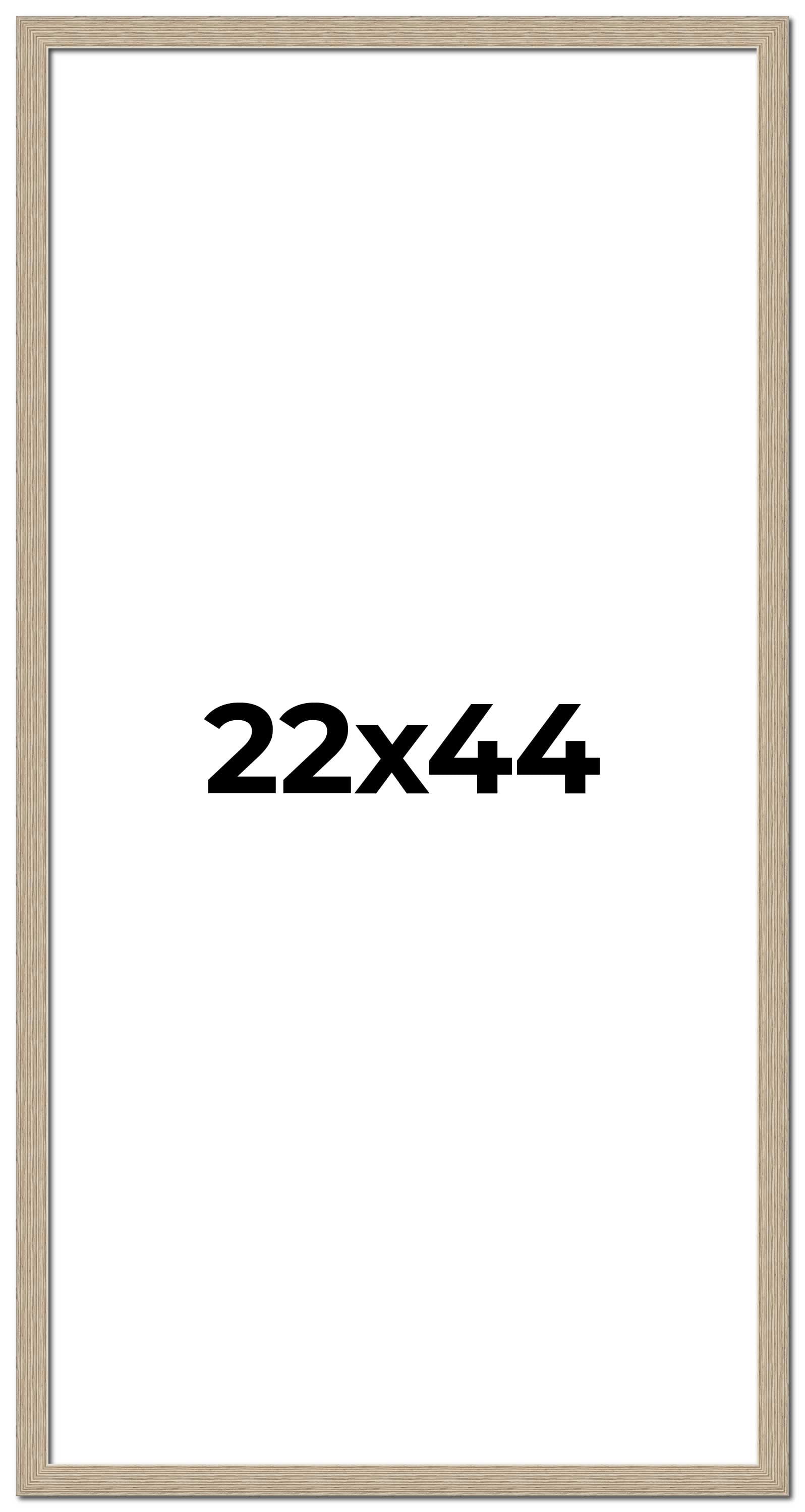 22x44 Frame Grey Solid Wood Picture Frame Width 1 Inches | Interior ...