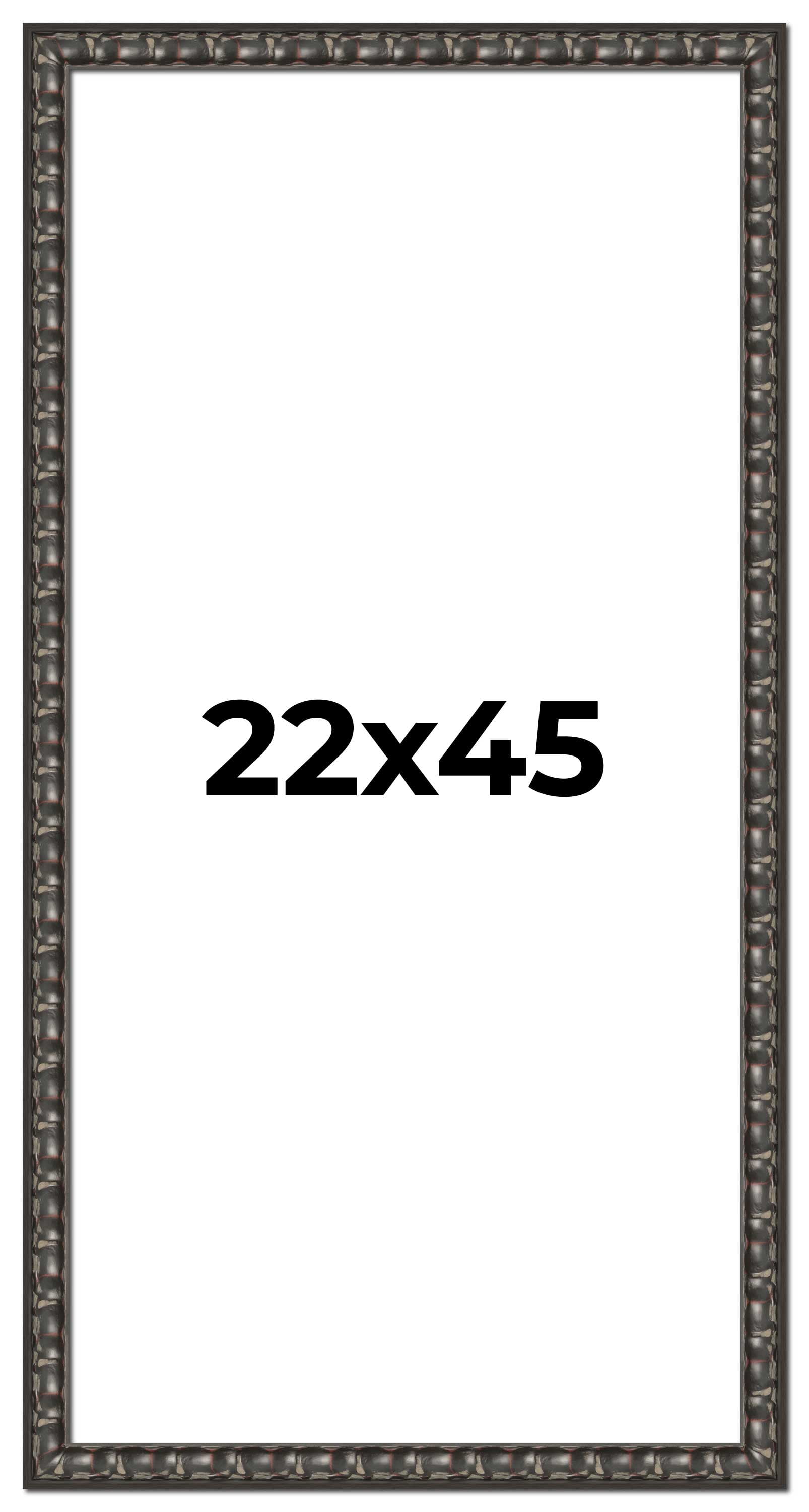 22x45 Frame Black-Brown Medieval Solid Wood Picture Frame | 1.5 Inch ...