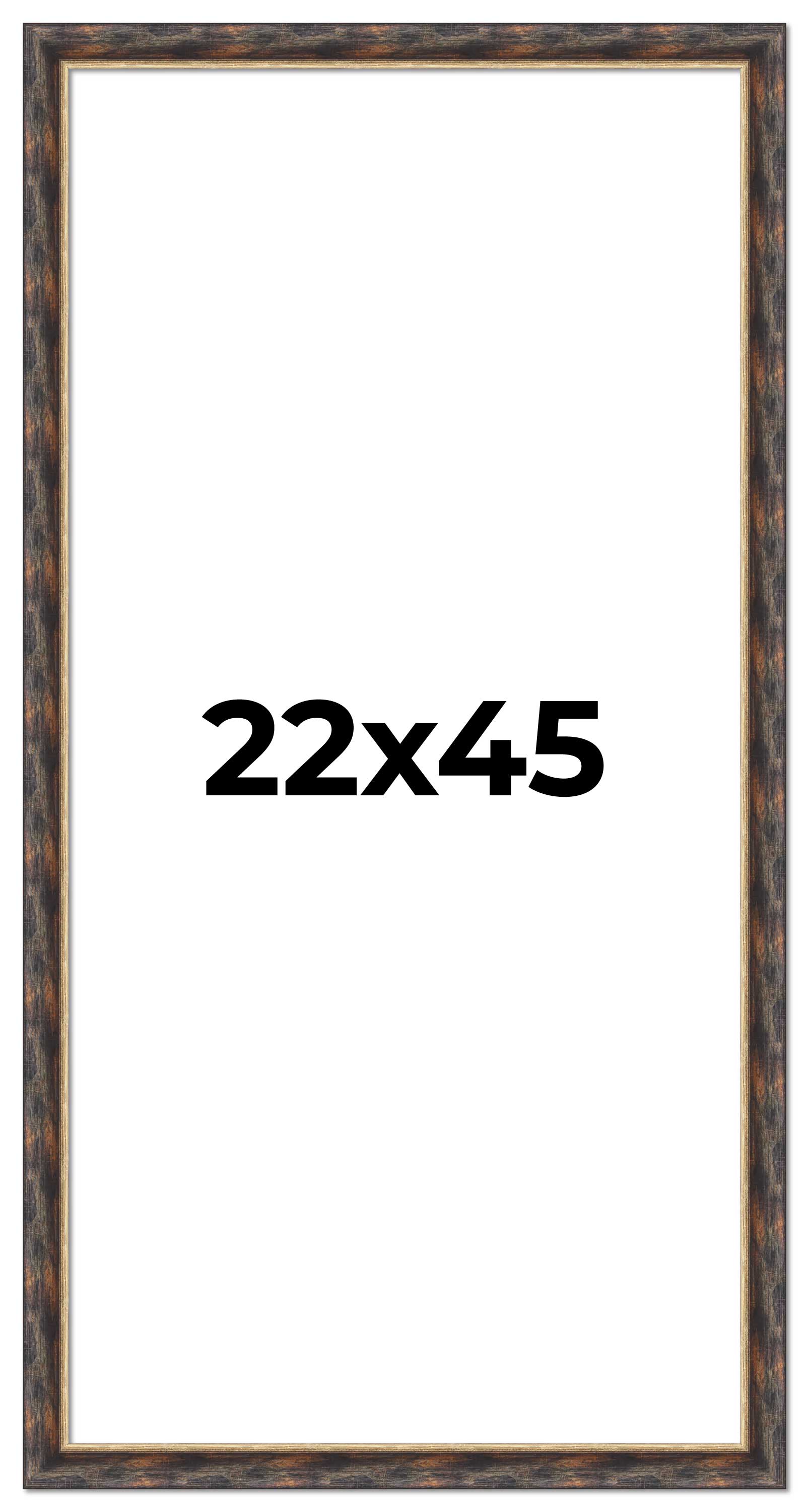 22x45 Frame Gold Real Wood Picture Frame Width 1.5 inches | Interior ...