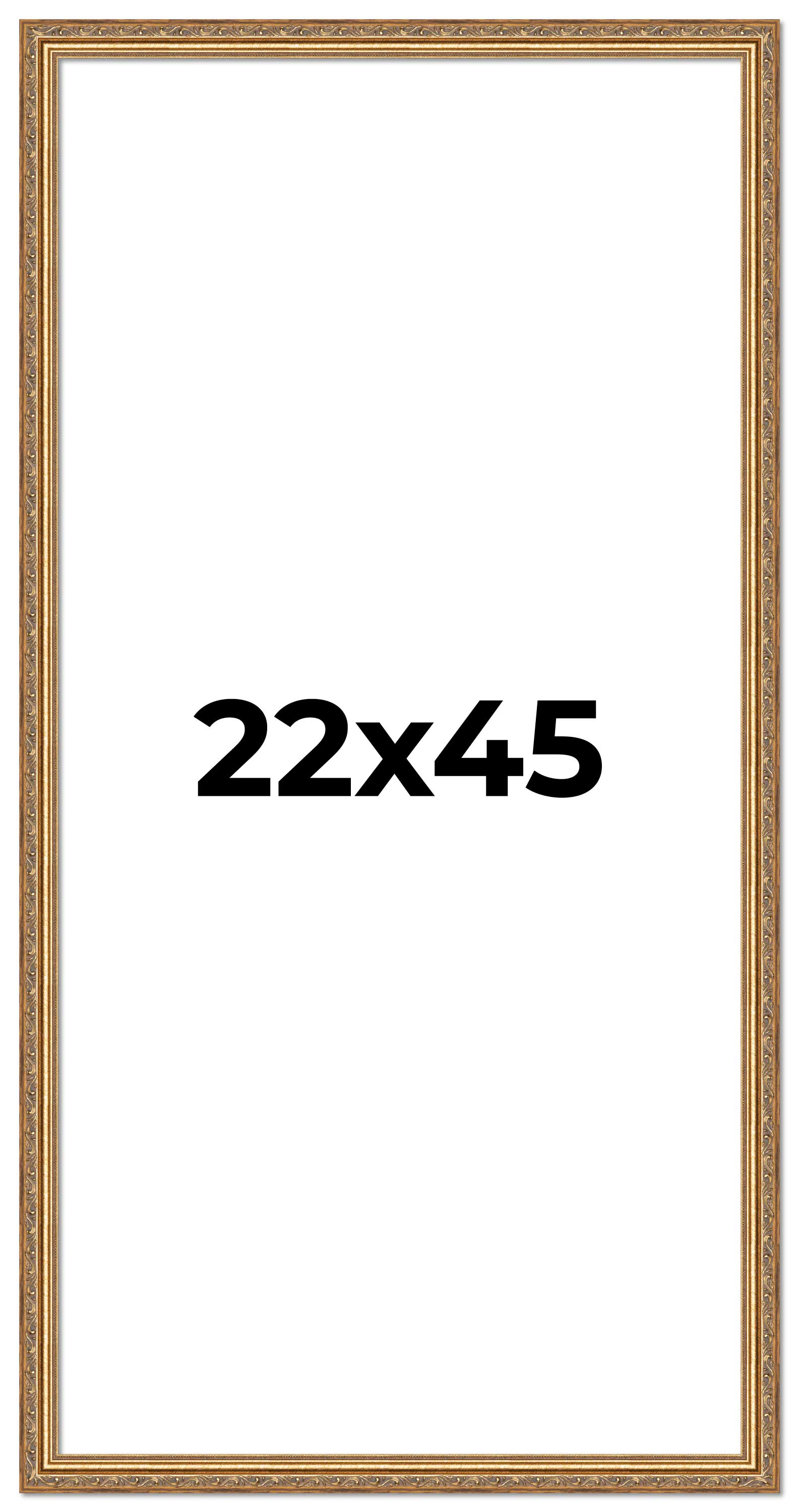 22x45 Frame Gold Solid Wood Picture Frame Width 1.25 Inches | Interior ...