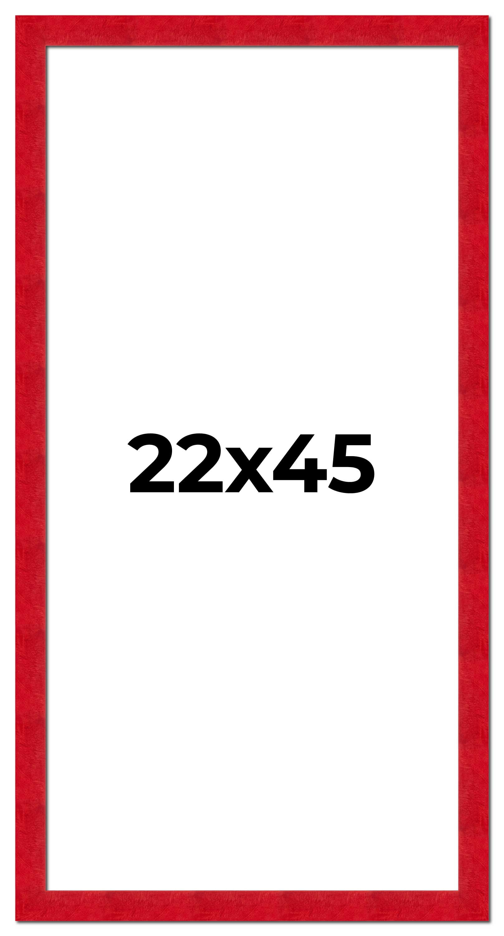 22x45 Frame Red Burl Solid Wood Picture Frame Width 1.75 Inches ...