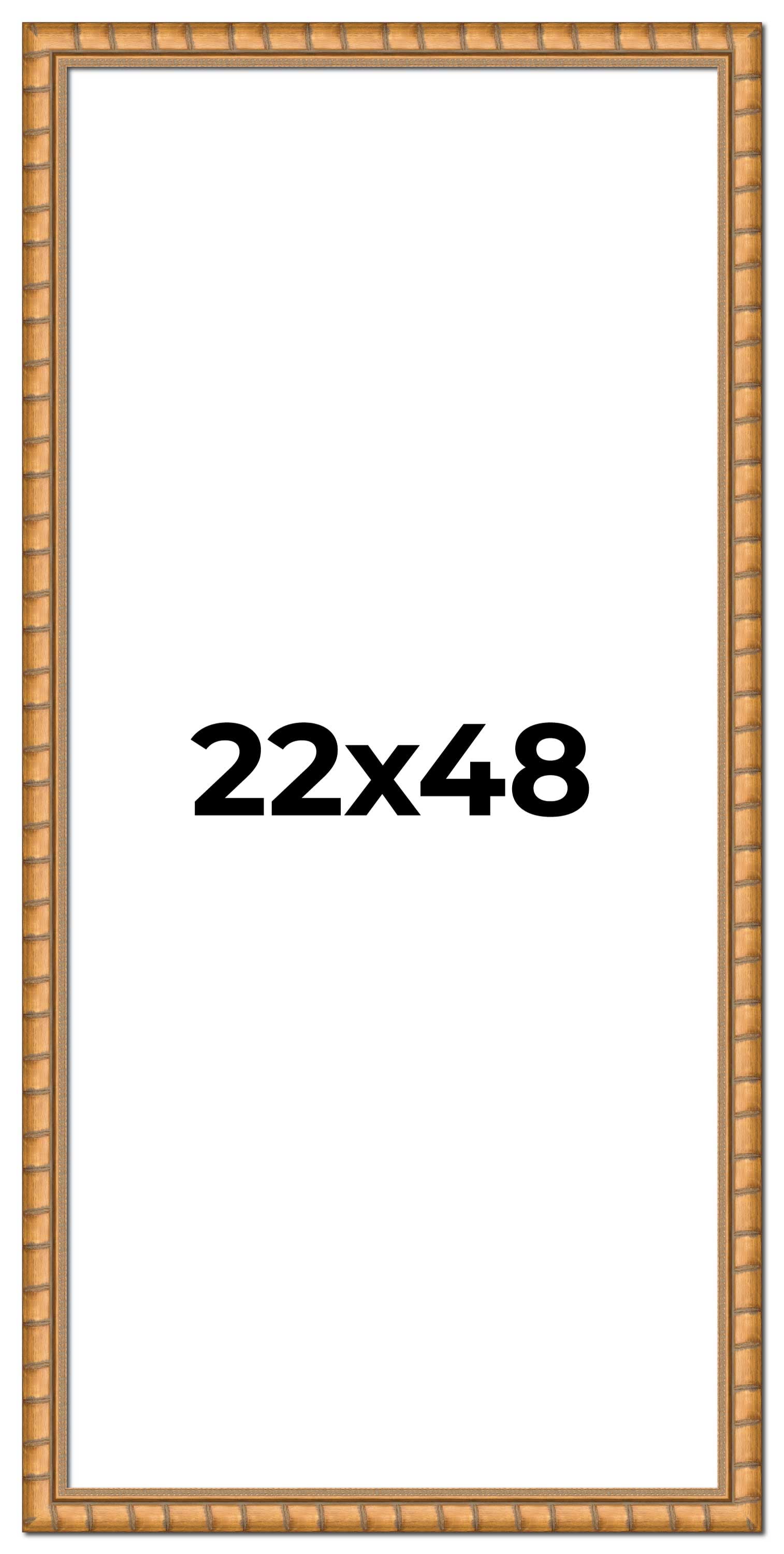 22x48 Frame Gold Real Wood Picture Frame Width 1.5 inches | Interior ...