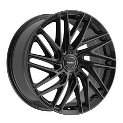Motiv 429B Align Gloss Black Rims, 22x9 Wheel 5x108/5x4.5 (40mm ...