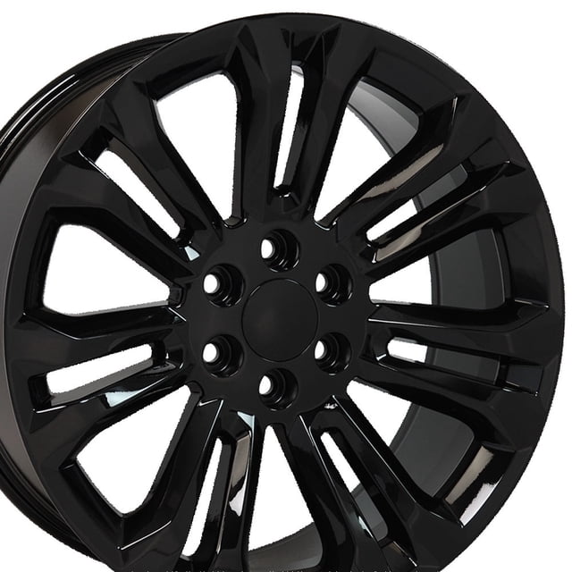 Free Shipping! 22x9 OE Wheels CV43 Gloss Black Wheel 6x5.5 (24mm ...