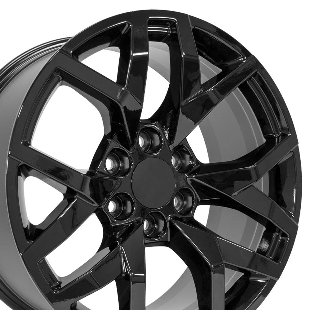 22x9 OE Wheels CV66 Gloss Black Wheel 6x5.5 (28mm) - Walmart.com