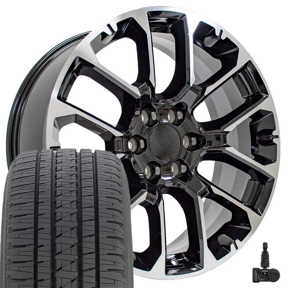 22x9 Wheels & Tires fit GM Trucks and SUVs - Chevrolet Silverado Style ...