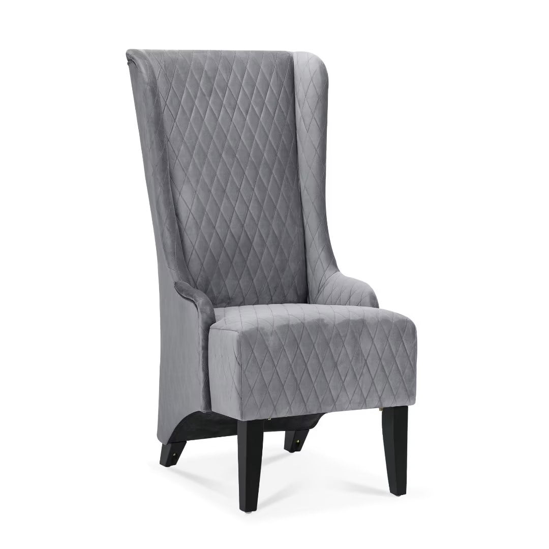 23.03''W Wingback Accent Chair with High Backrest, Upholstered Dining ...