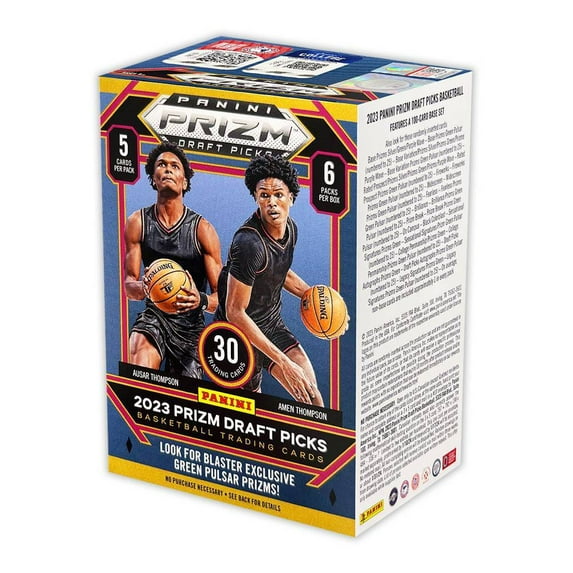 Free Shipping! Panini NBA Prizm Draft Picks Basketball Trading Cards Blaster Box with Auto Green ...
