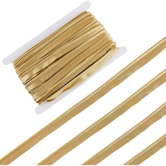 23.24 Yards 0.5 Inch Khaki Cotton Ribbons Piping Bias Tape with Welting ...