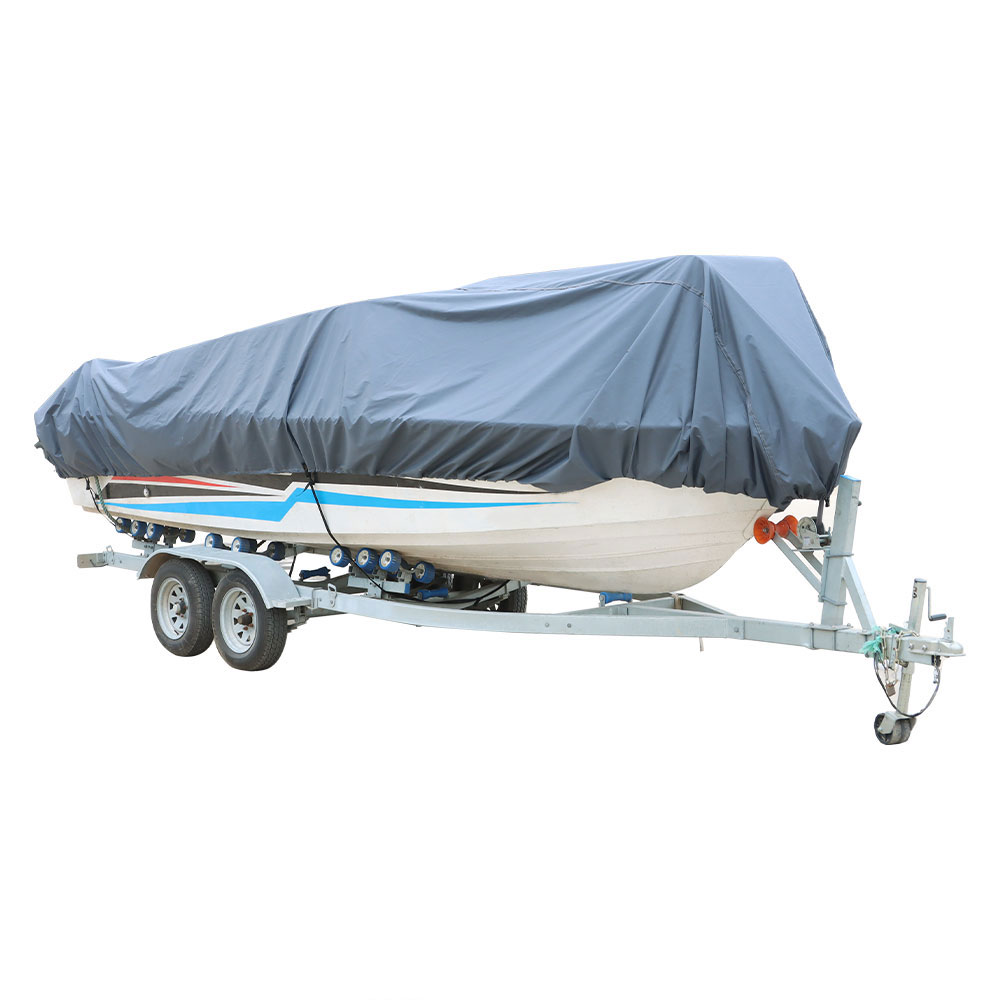 Harbor Master 300-Denier Polyester Water-Resistant Boat Cover, Gray ...