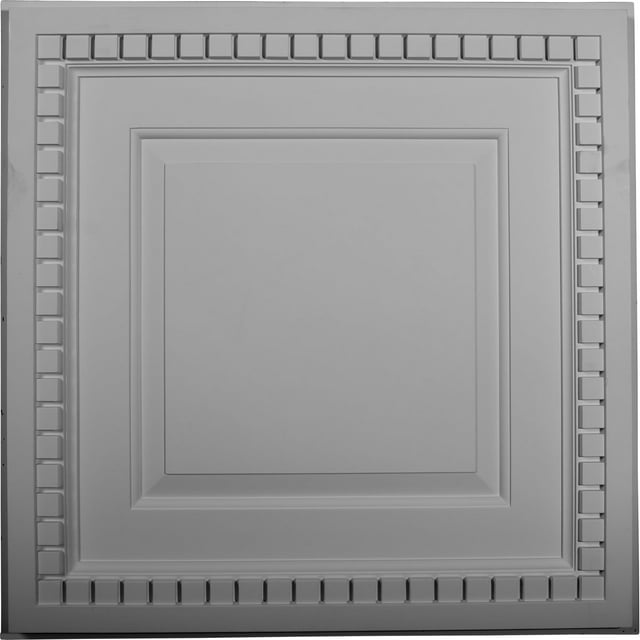 23 3/4"W x 23 3/4"H x 1 5/8"P Dentil Ceiling Tile - Walmart.com