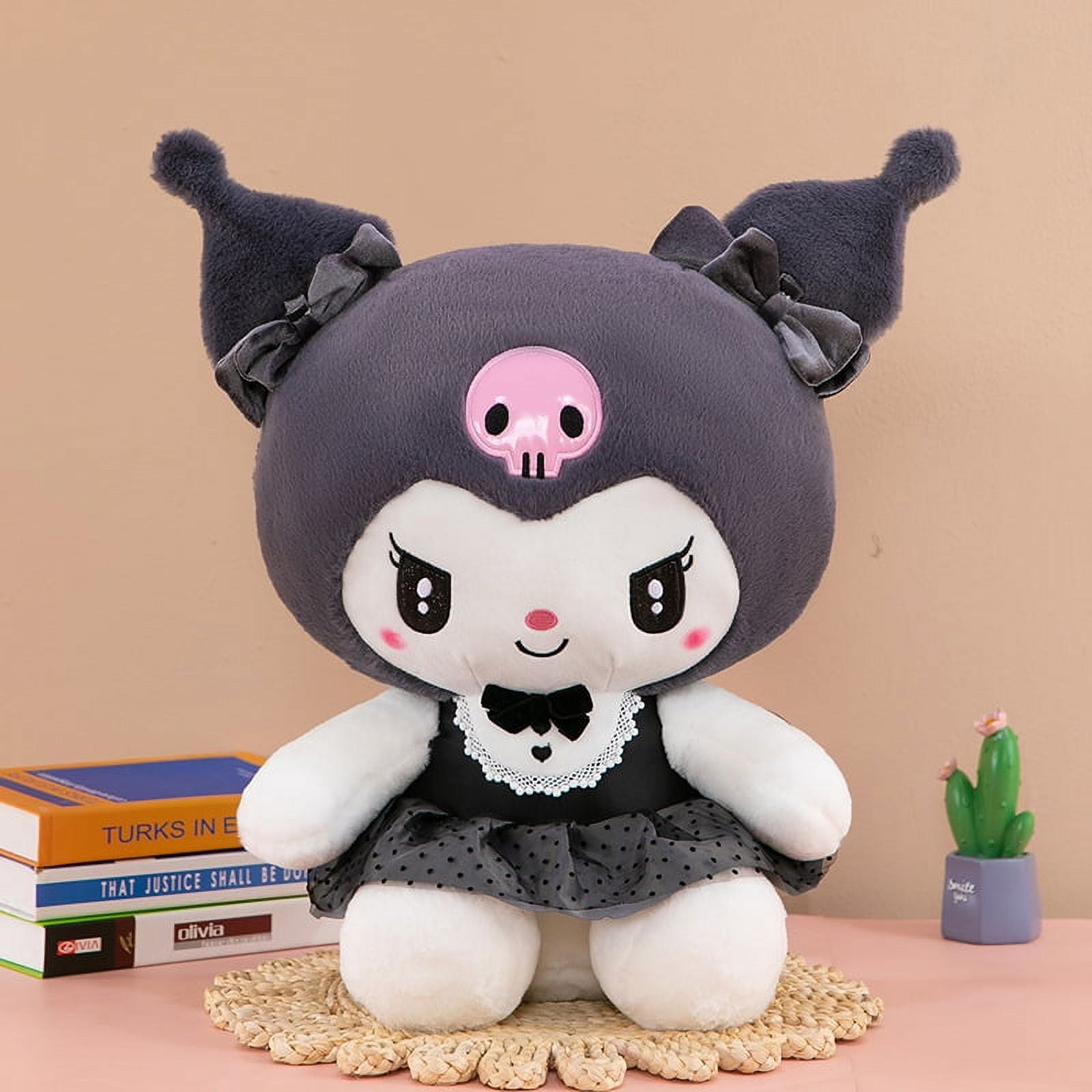 23/30cm Dark Skirt Kuromi Plush Toy Sanrio Doll Melody KT Cat Soft Stuffed Animal Kt Cat ...
