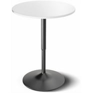 Magshion Round Bistro Pub Table, 23.6" Adjustable Height Bar Table with ...