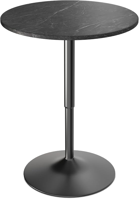 23.5 Inch Round Pub Table Cocktail Table for Dining Room Kitchen Patio ...