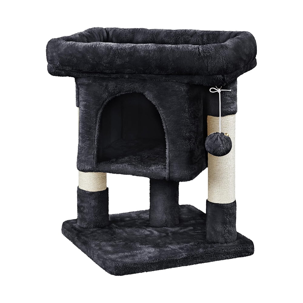 Cat Tree with Extra Large Plush Perch, Soft Cat Condo & Sisal-Covered ...