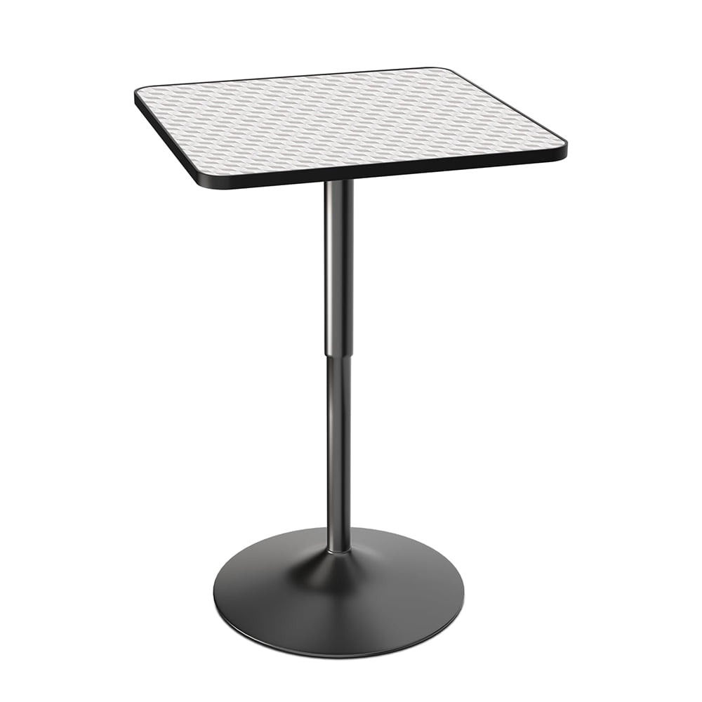 23.5" Square Pub Table Tall Cocktail Tables with 27.6"-35.4" Height ...