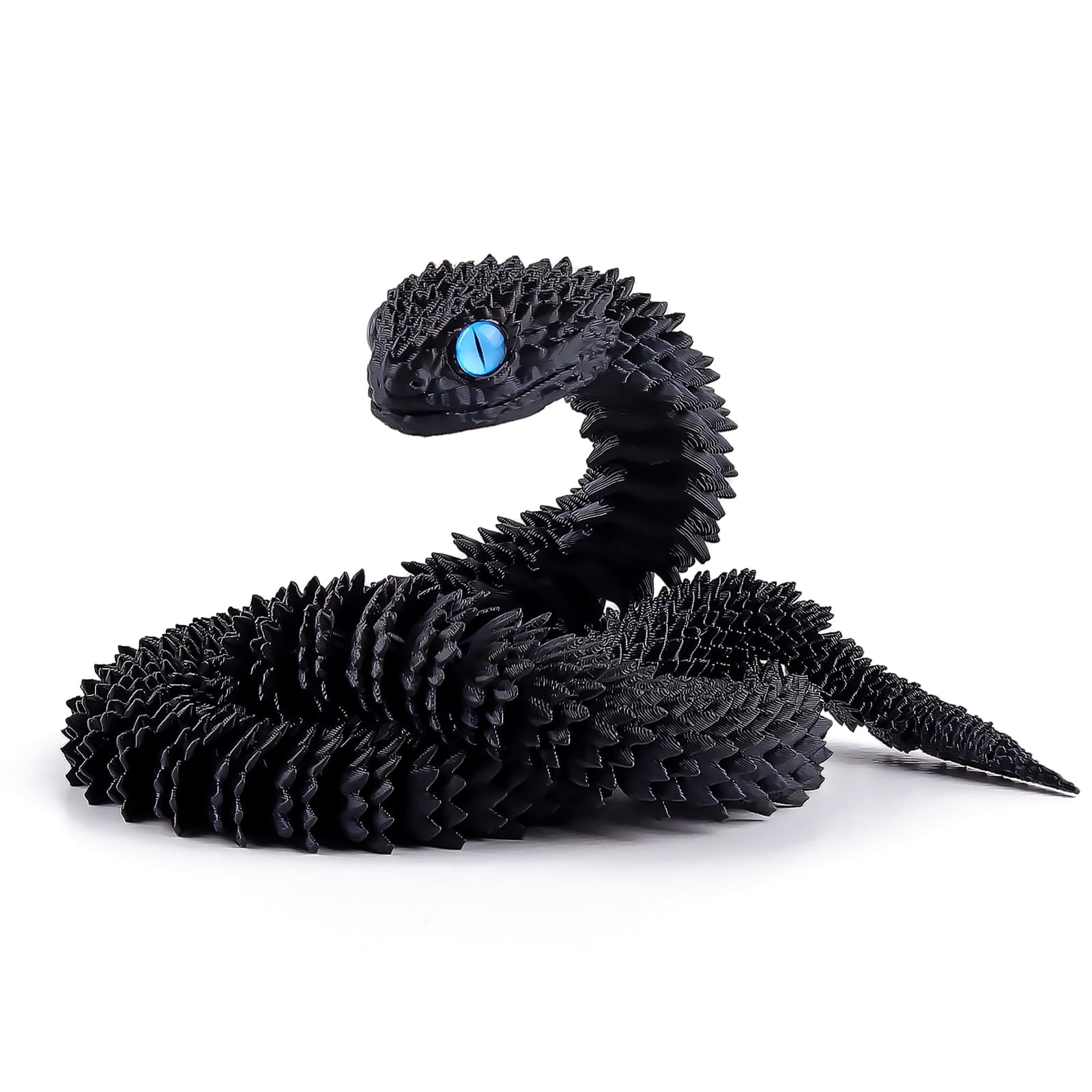 23.6" 3D Printed Animal Snake Toy, Articulated Flexible Snake Funny ...