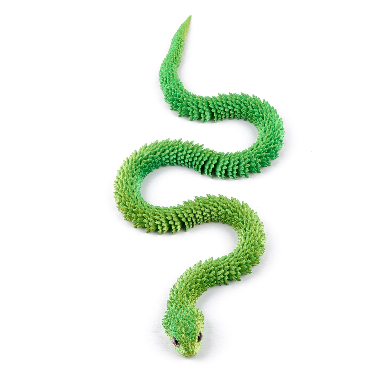 23.6" 3D Printed Animal Snake Toy, Articulated Flexible Snake Funny ...