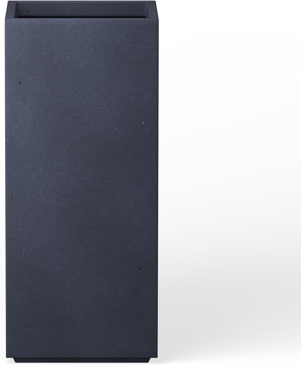 23.6" H Tall Rectangular Concrete Planter, Modern Square Diameter Plant ...