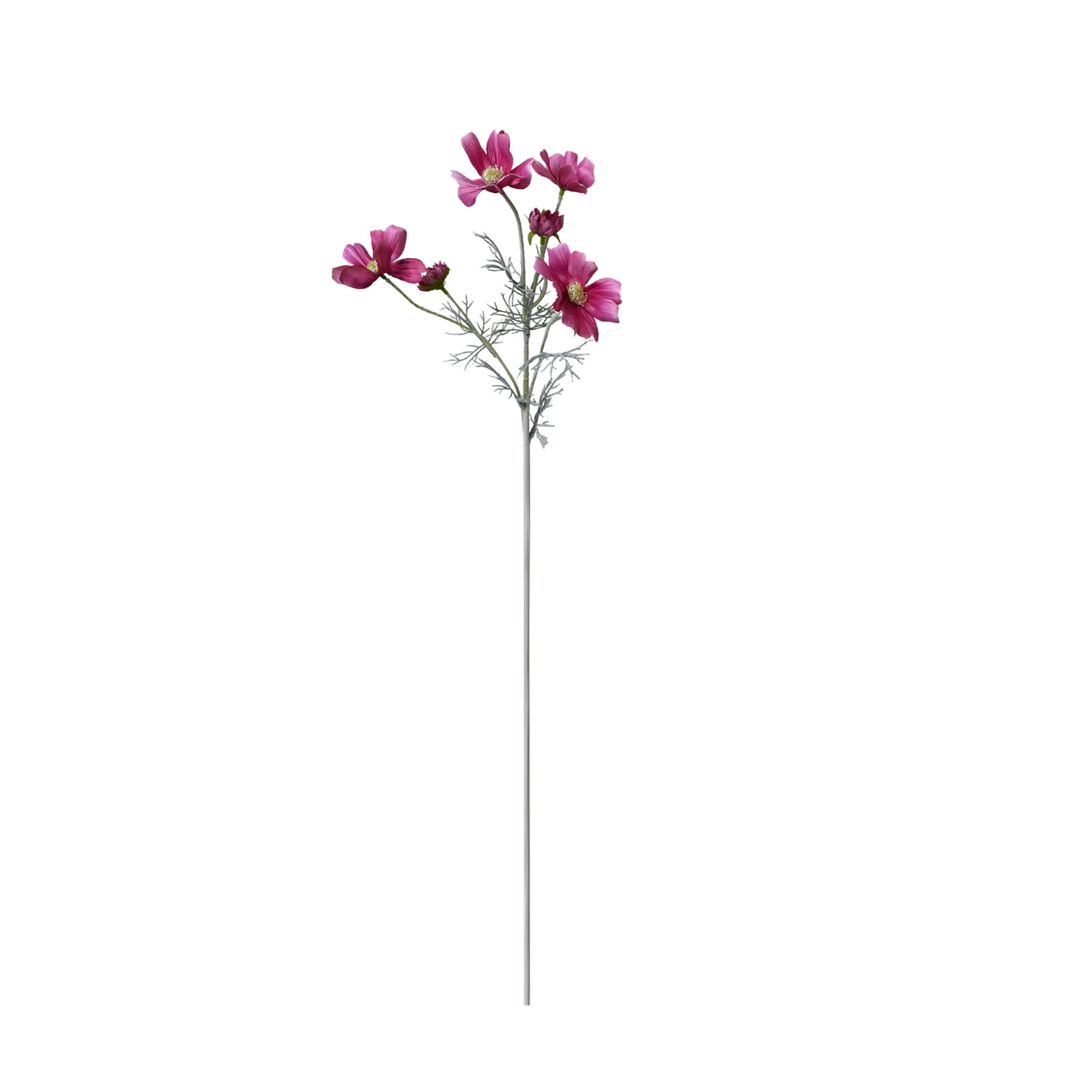 23.6-Inch Artificial Cosmos Daisy Silk Flower Stem for Wedding Home ...