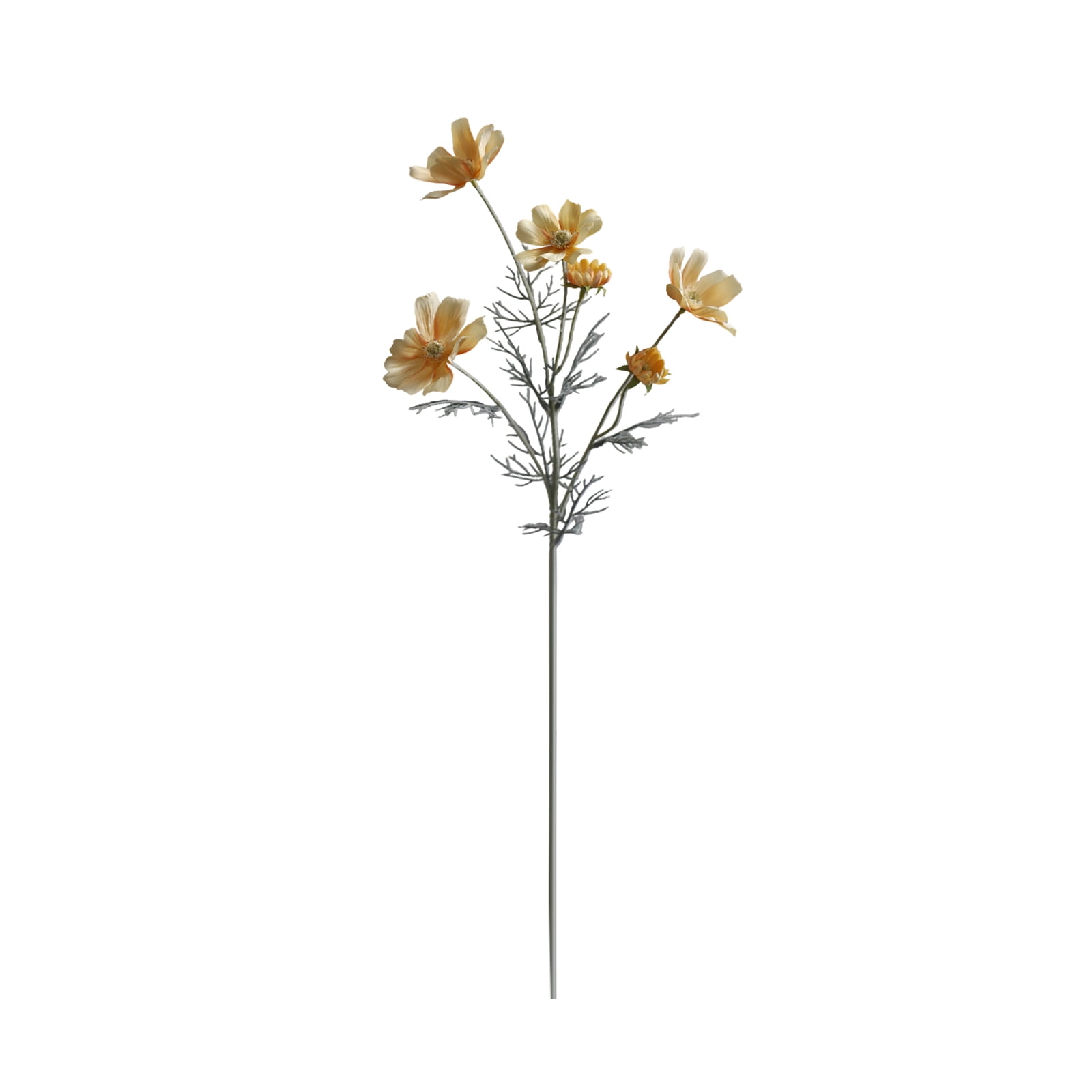 23.6-Inch Artificial Cosmos Daisy Silk Flower Stem for Wedding Home Decoration, Faux Wildflower ...