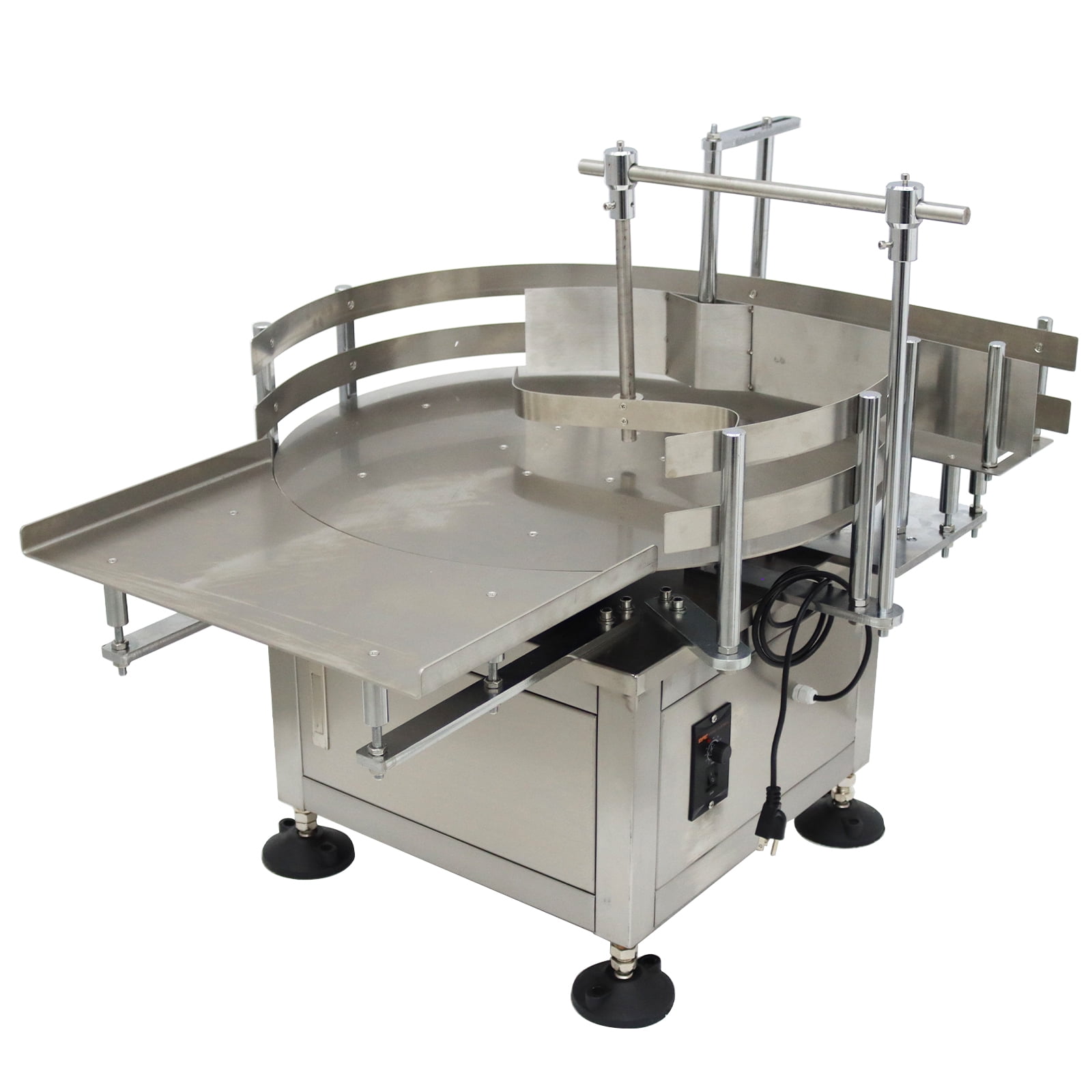 23.6 Inch Automatic Bottle Sorting Machine Desktop Rotary Bottle ...