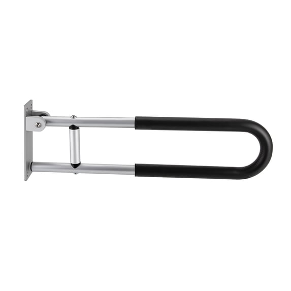 23.6 Inch Foldable Rotating Grab Bar, 90° Rotation Wall Mount Safety ...