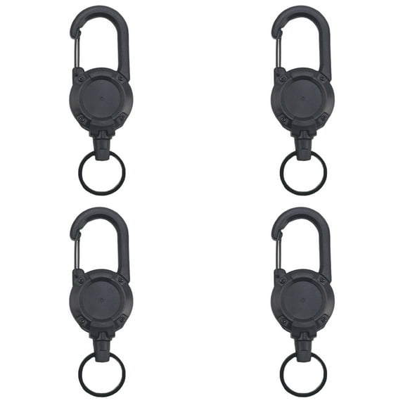 23.6 Inch Lanyard Badge Holder - Retractable Keychain & Id Card Holder ...