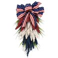 23.6 Inch Patriotic Wreath for Front Door 4th of July Wreath ...