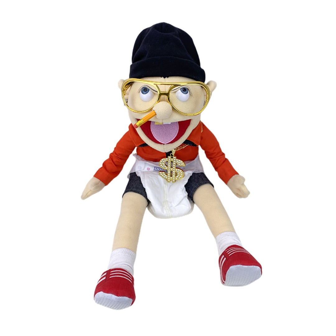 23.6-Inch Rock JEFF Puppet, JEFF Hand Puppet Collection Stuffed ...