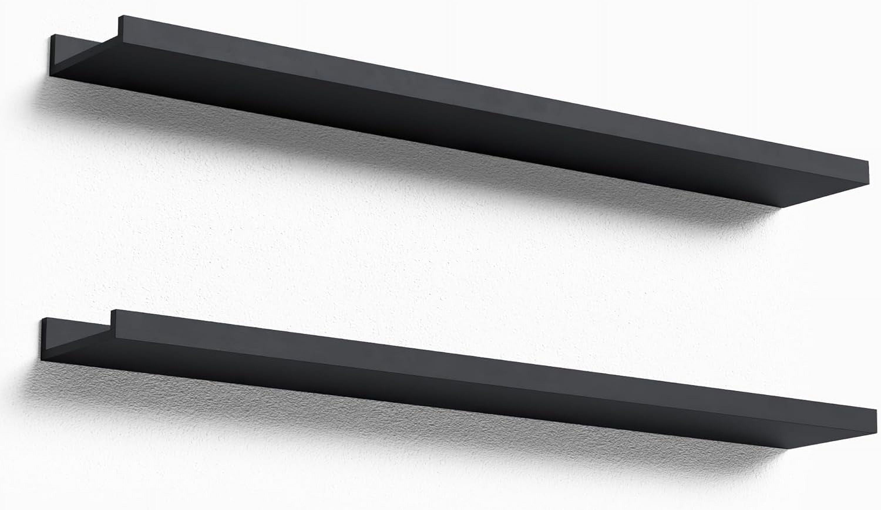 23.6 Inches Long Floating Shelves 2 Set Modern White Wall Shelf for ...