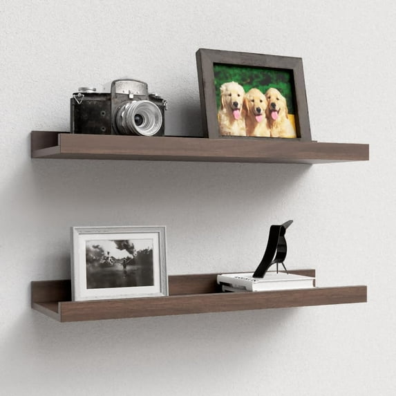 23.6 Inches Long Floating Shelves 2 Set Modern White Wall Shelf for ...