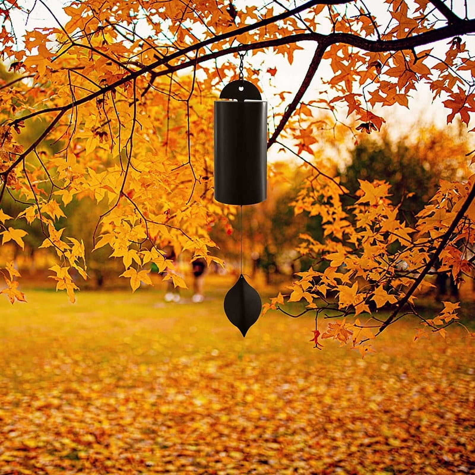 23.6" Metal Heroic Windbell, Retro Bell Single Tube Metal Hanging Wind ...
