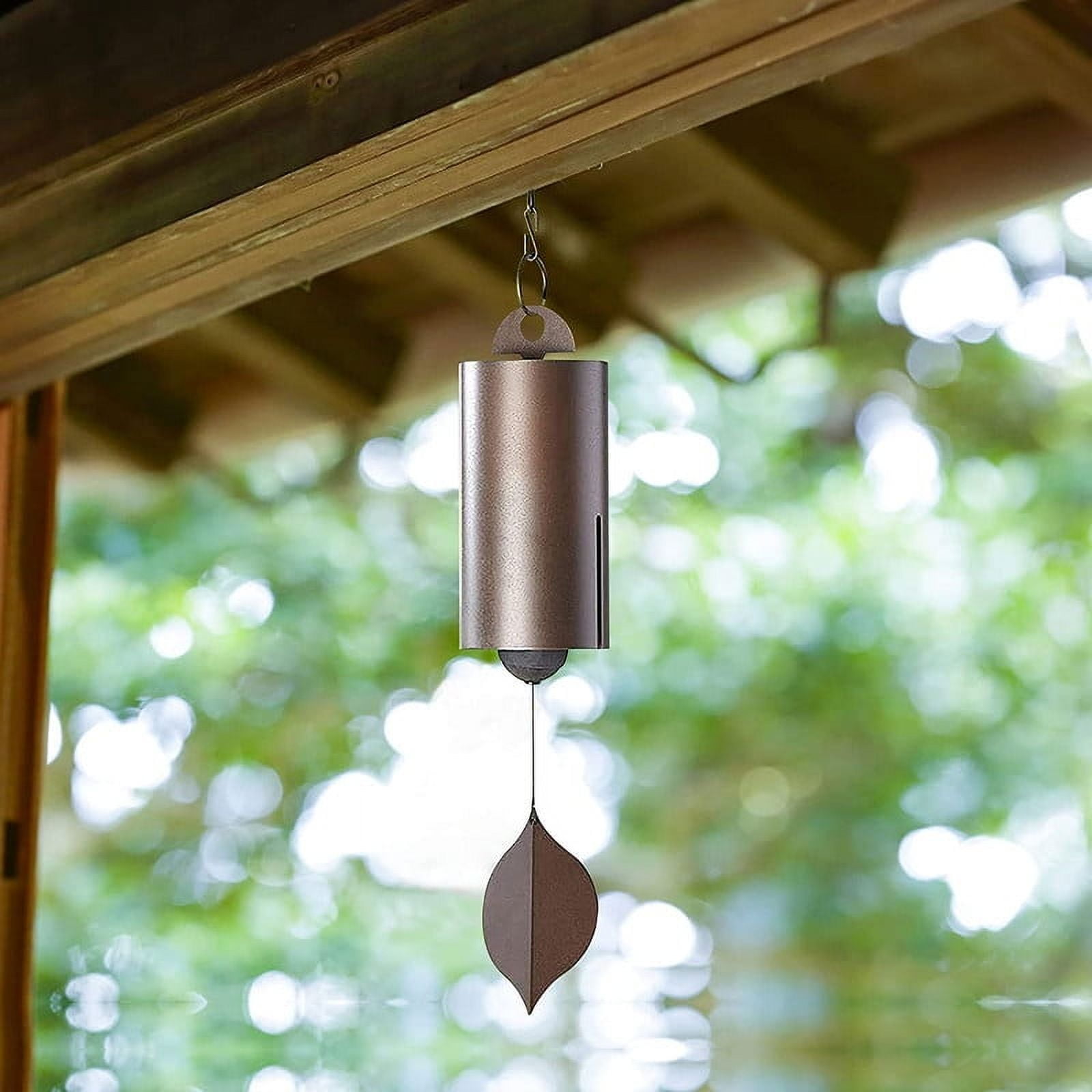 23.6" Metal Heroic Windbell, Retro Bell Single Tube Metal Hanging Wind ...