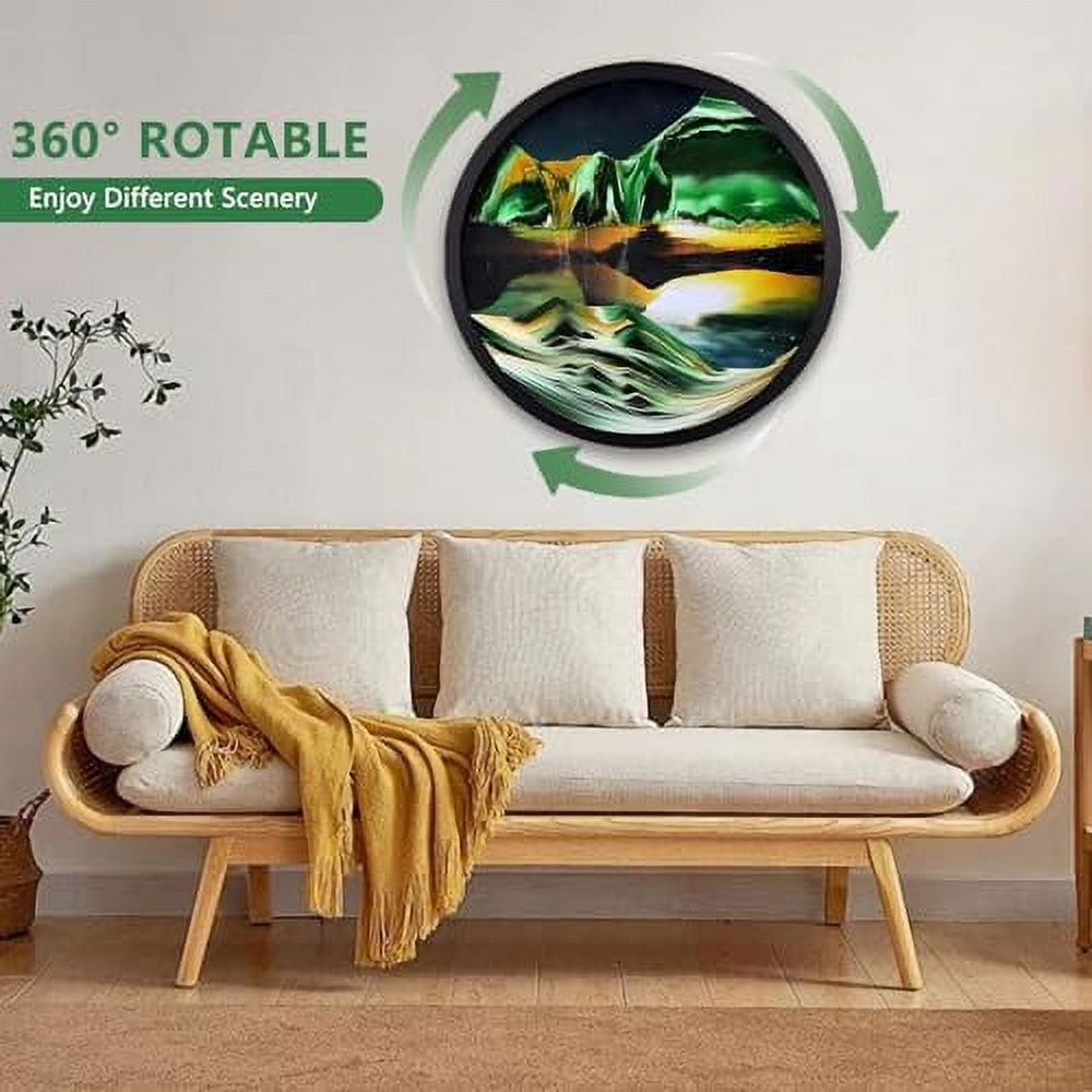 Sandelier Sand Art Wall Mount Big Wall Mount Moving Sand Art – 17.3 ...