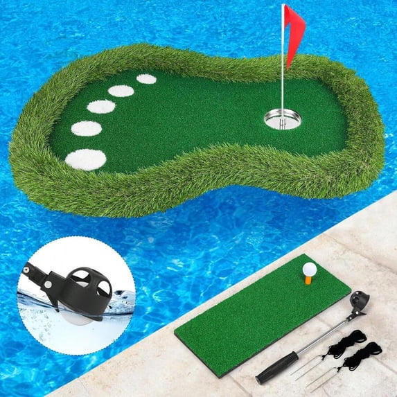 23.6" X 35.4" Floating Golf Green For Pool, Floating Chipping Green Mat ...
