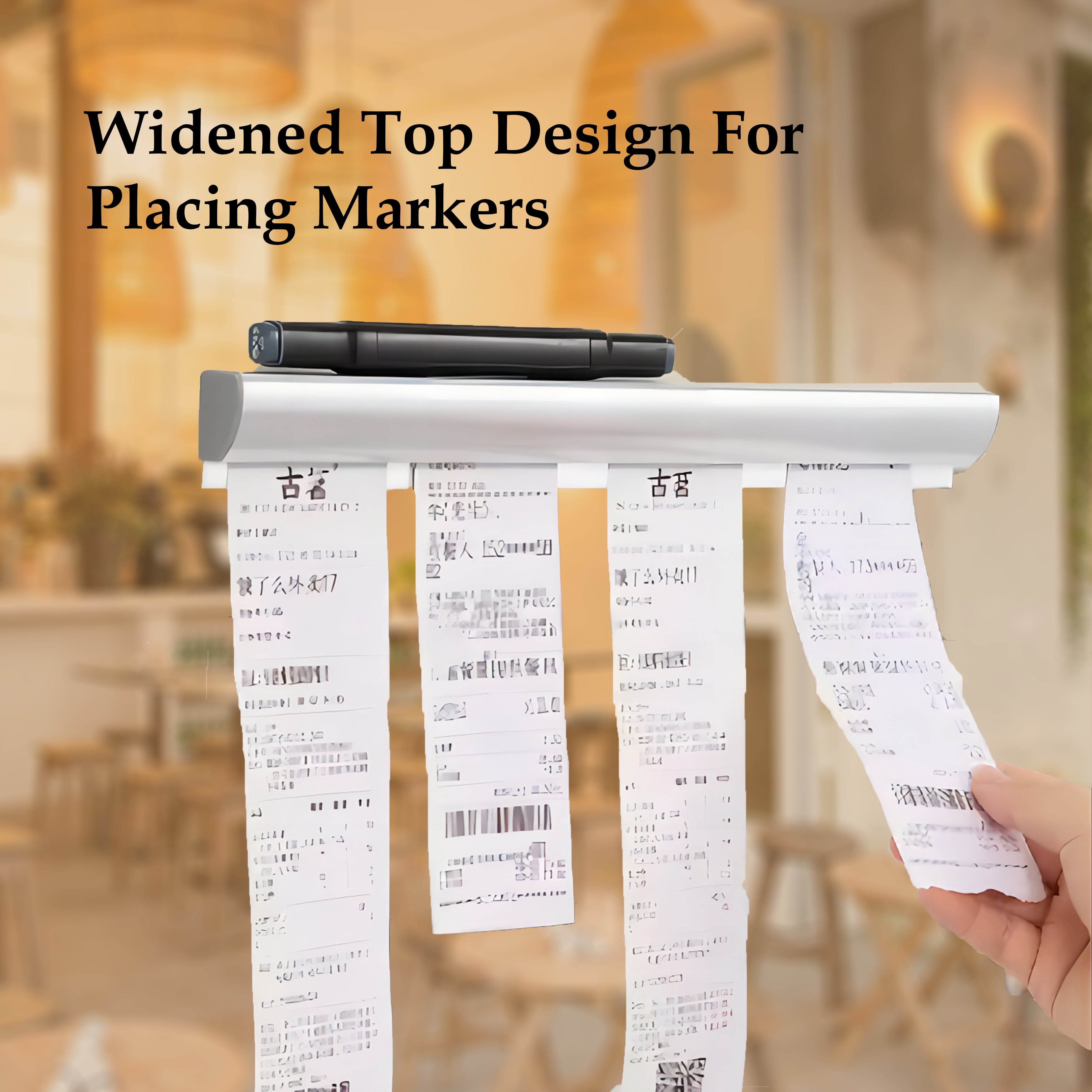 23.6 in. Order Organizer Ticket Holder, Restaurant Kitchen Menu Holder ...