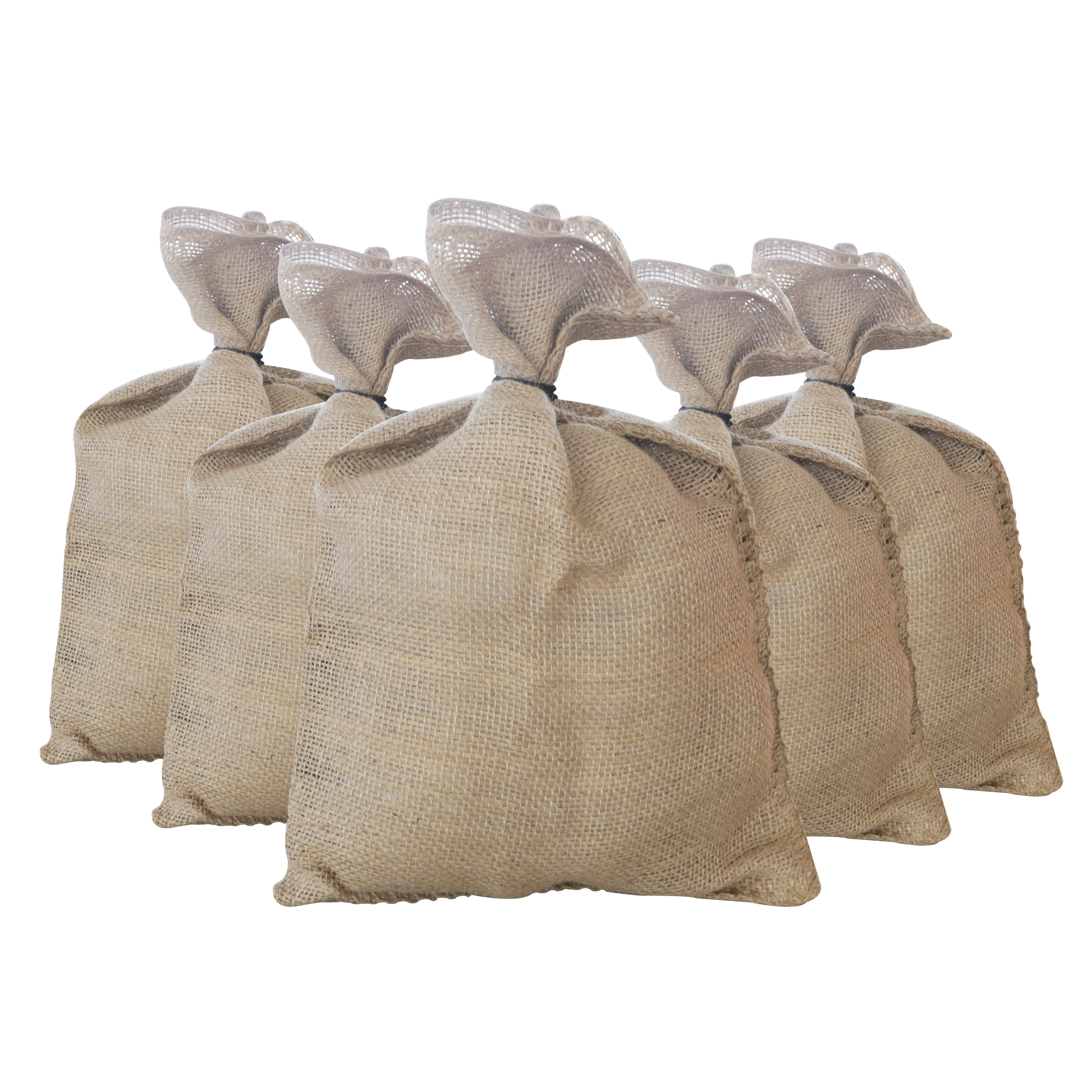 23.6 in. x 15.7 in. Burlap Sand Bags for Flood Water Barrier, Tent ...